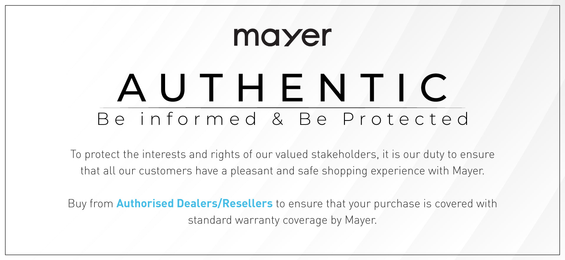 Home & Kitchen Appliances Online Store | Mayer Singapore