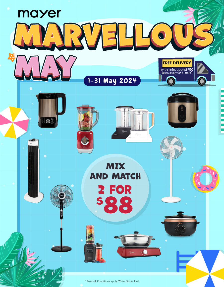Home & Kitchen Appliances Online Store | Mayer Singapore
