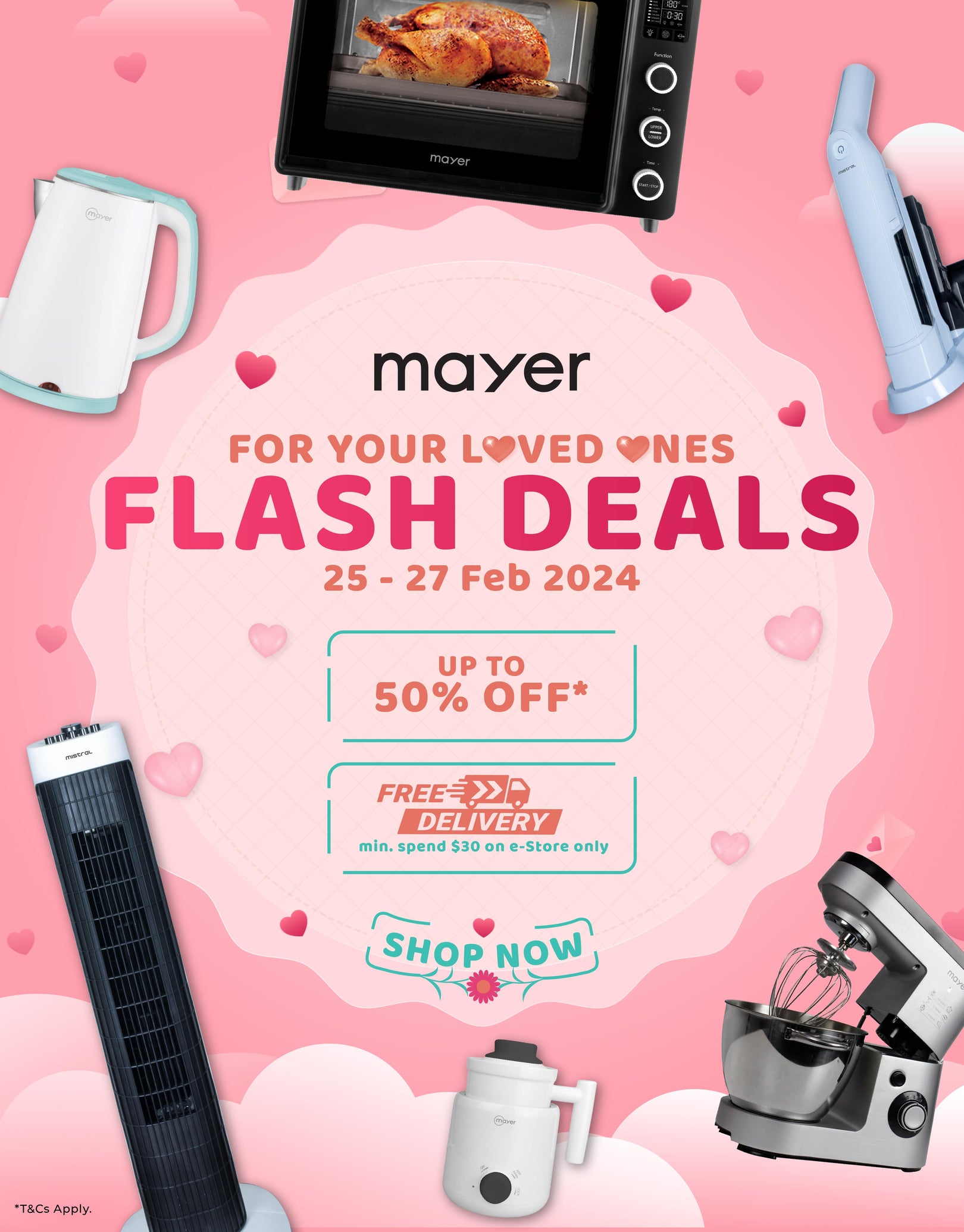 40L Smart Electric Oven | Mayer Singapore